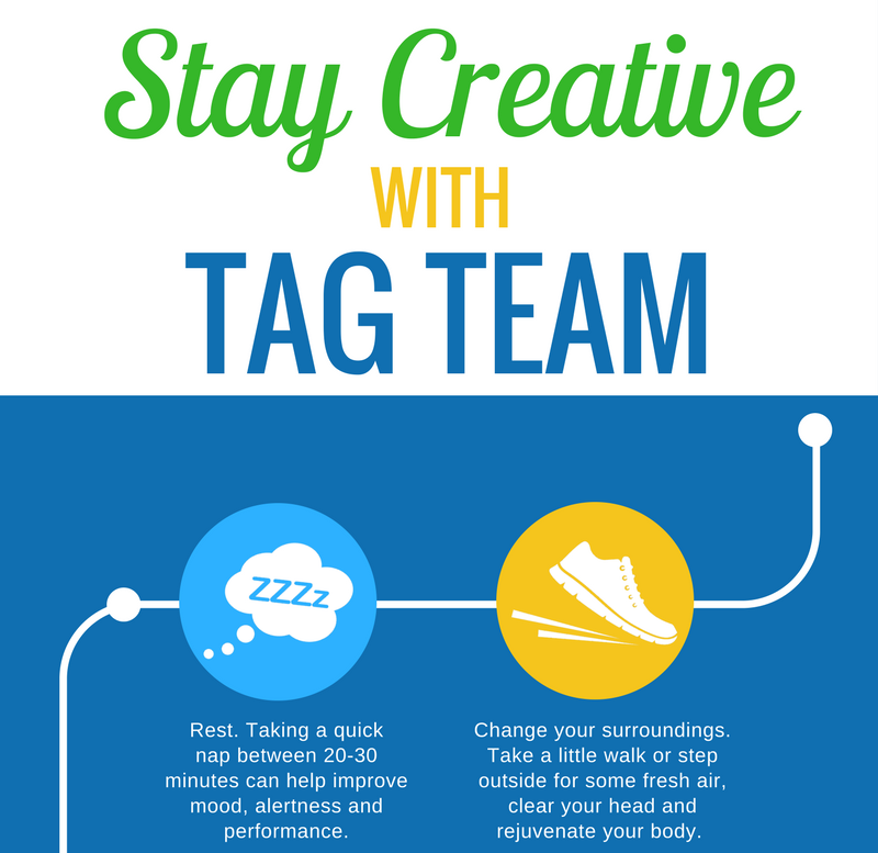 Stay Creative With Us | Tag Team Design