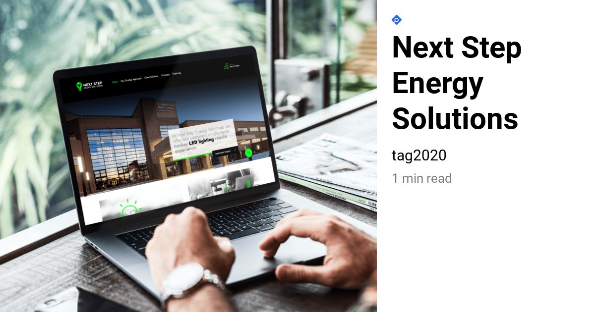 Next Step Energy Solutions | Tag Team Design